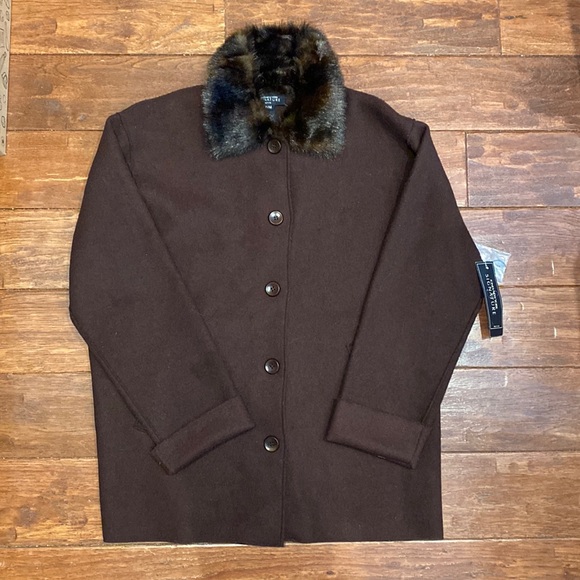 Jones New York | Jackets & Coats | Jones Of New York Wool Blend Faux ...